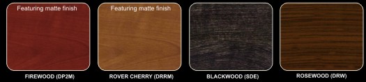 Wood dash Finishes Available from B & I Trim Product Manufacturers